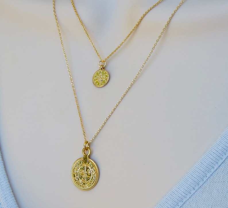 Gold Coin Necklace Set / Turkish Coin Necklace / Ottoman Coin Necklace ...
