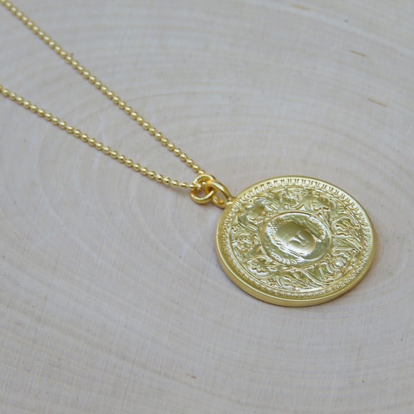 Gold Buddha Coin - Etsy