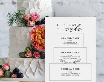 Wedding Cake Sign | Etsy