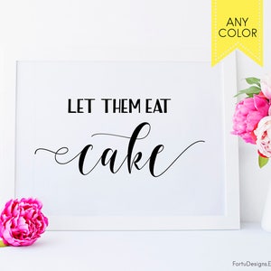 Wedding cake sign Cake table sign Wedding cake decor Cake | Etsy