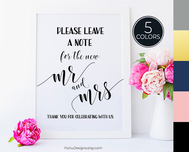 Wedding decor Leave a note sign Guest book ideas Advice sign | Etsy