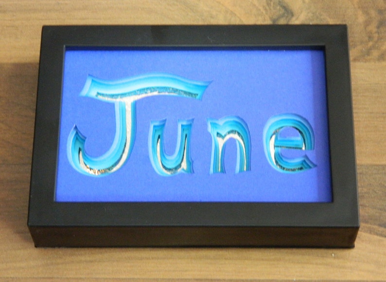 3 Dimensional Paper Sculpture (names) - Etsy