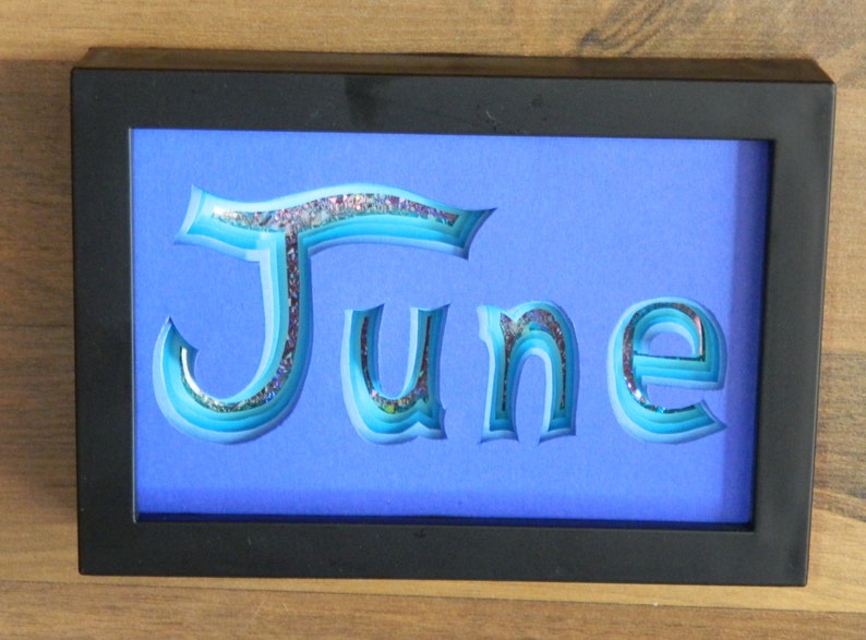 3 Dimensional Paper Sculpture names - Etsy