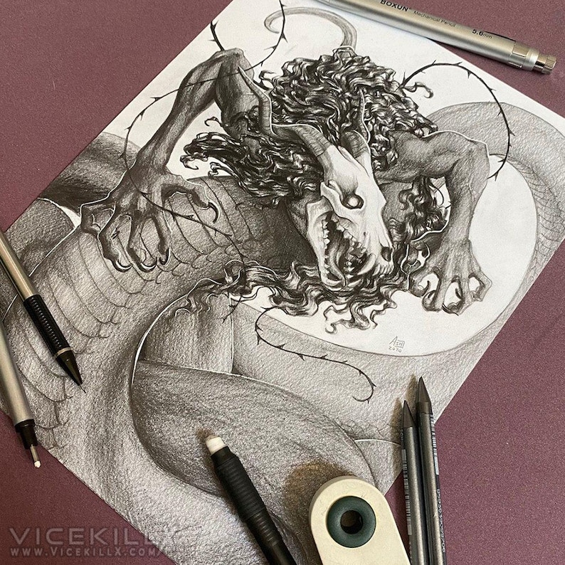 Elias Original Drawing - Etsy