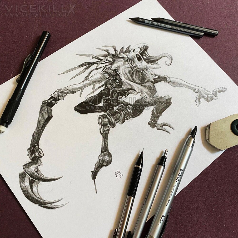 League Of Legends Fiddlesticks Drawing