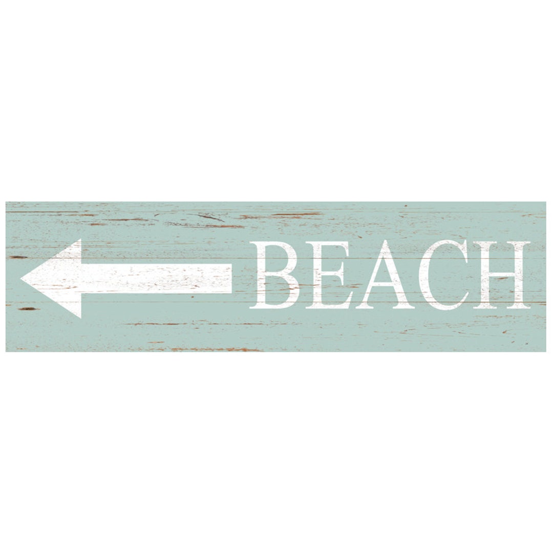 Beach Sign- Beach Sign With Arrow - Etsy