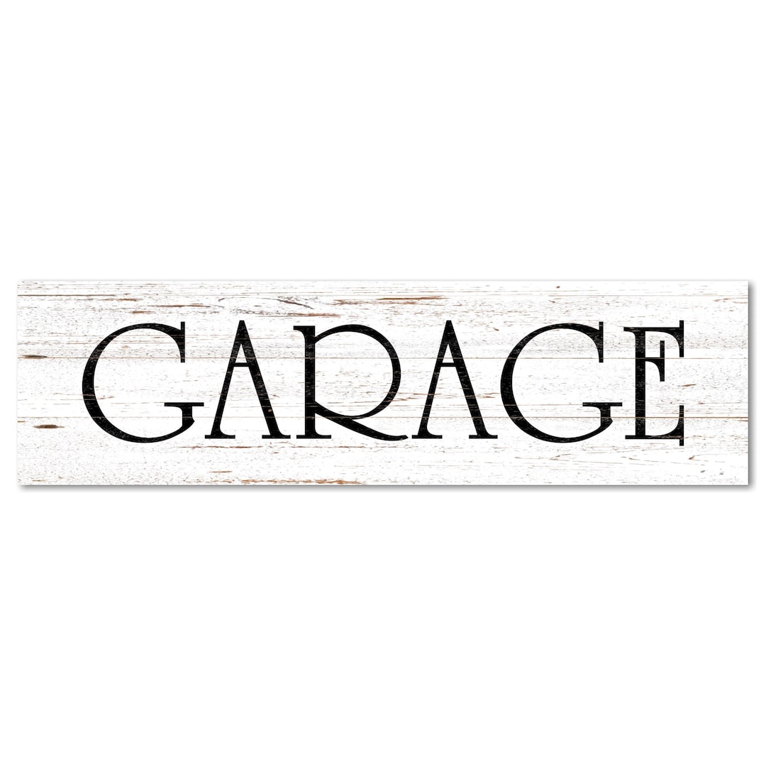 Garage Sign- Room Marker Sign- Above the Door Sign - Etsy