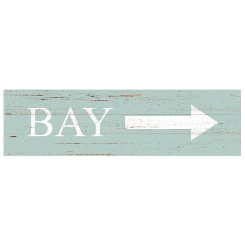 Bay Sign Bay Sign With Arrow - Etsy