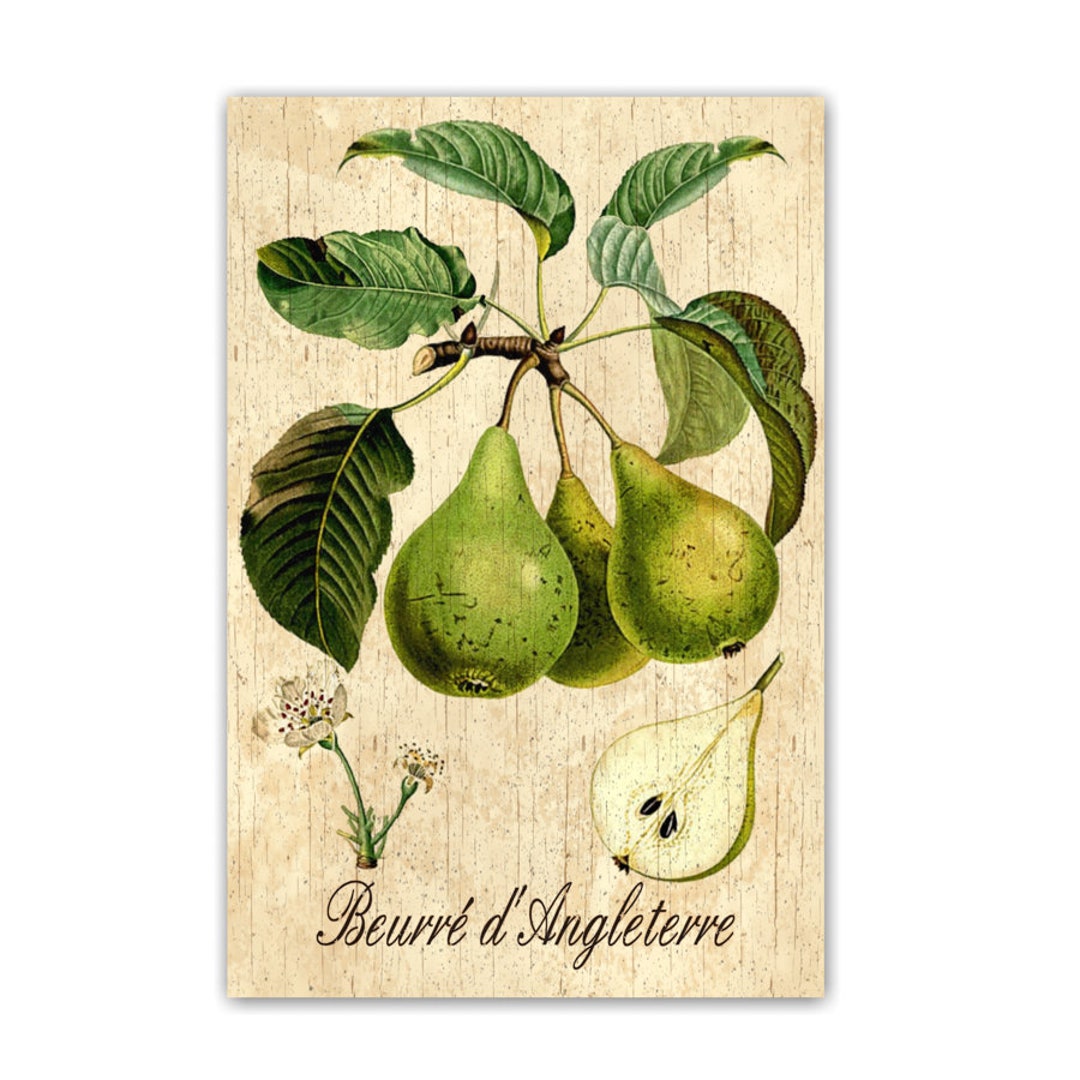 Unique Handmade Pear Kitchen Sign – Enhance Your Home With Retro Flair ...