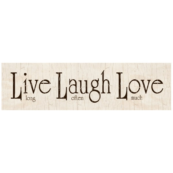 Live Laugh Love - Etsy