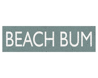 Beach Bum Sign - Etsy