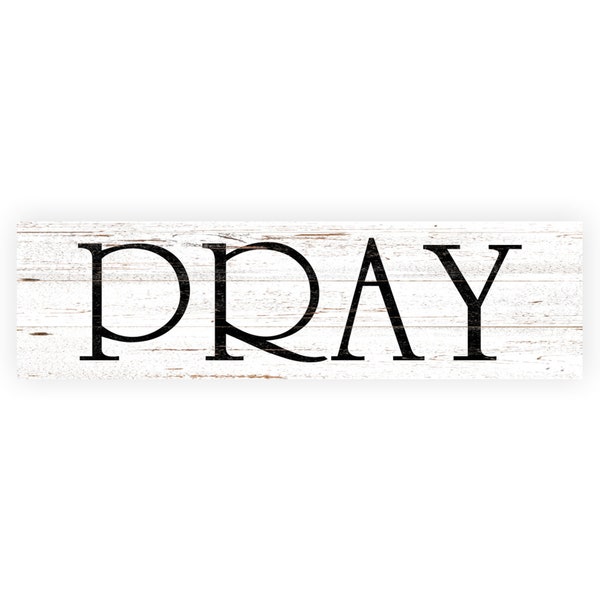 Pray Sign - Etsy