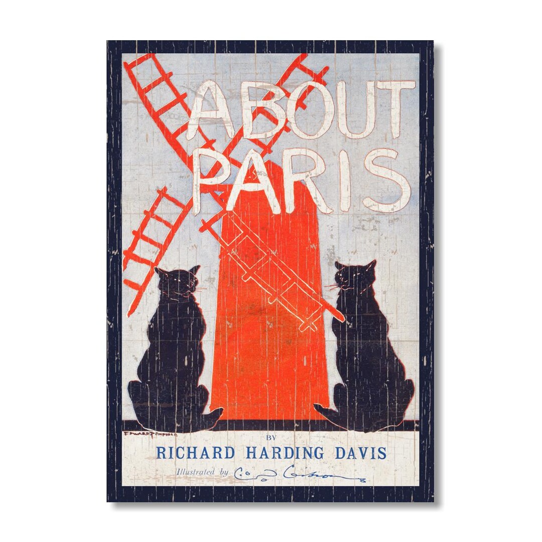 Vintage Style Paris Sign - French Wall Decor - Etsy