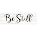Be Still Sign Be Still Religious Wall Sign White Sign Psalm 46:10 - Etsy