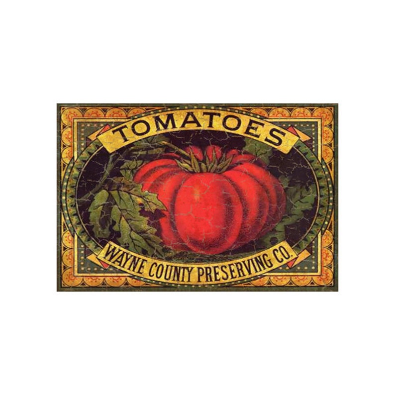 Tomato Sign Tomato Preserves Sign Farmhouse Tomato Wall Sign - Etsy
