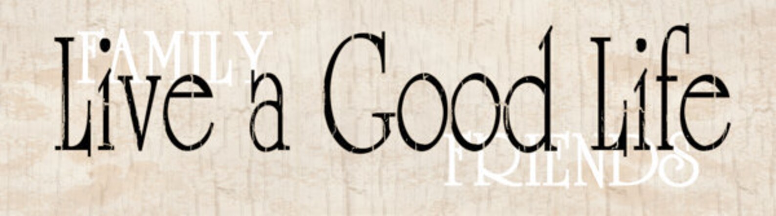 Live A Good Life Sign - Etsy