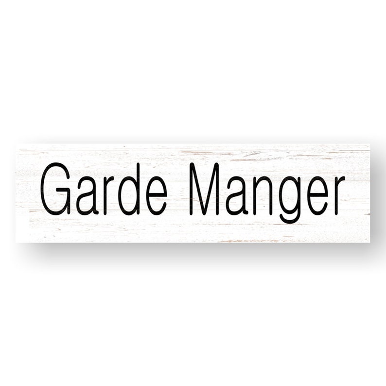 Garde Manger Sign- French Pantry Sign- Pantry Sign - Etsy