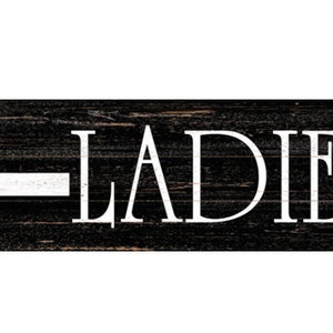 Ladies Sign Restroom Sign Bathroom Sign Ladies Sign With - Etsy