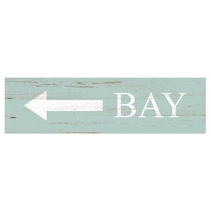 Bay Sign- Bay Sign With Arrow - Etsy