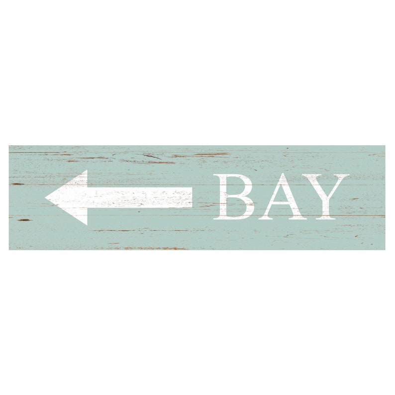 Bay Sign Bay Sign With Arrow - Etsy