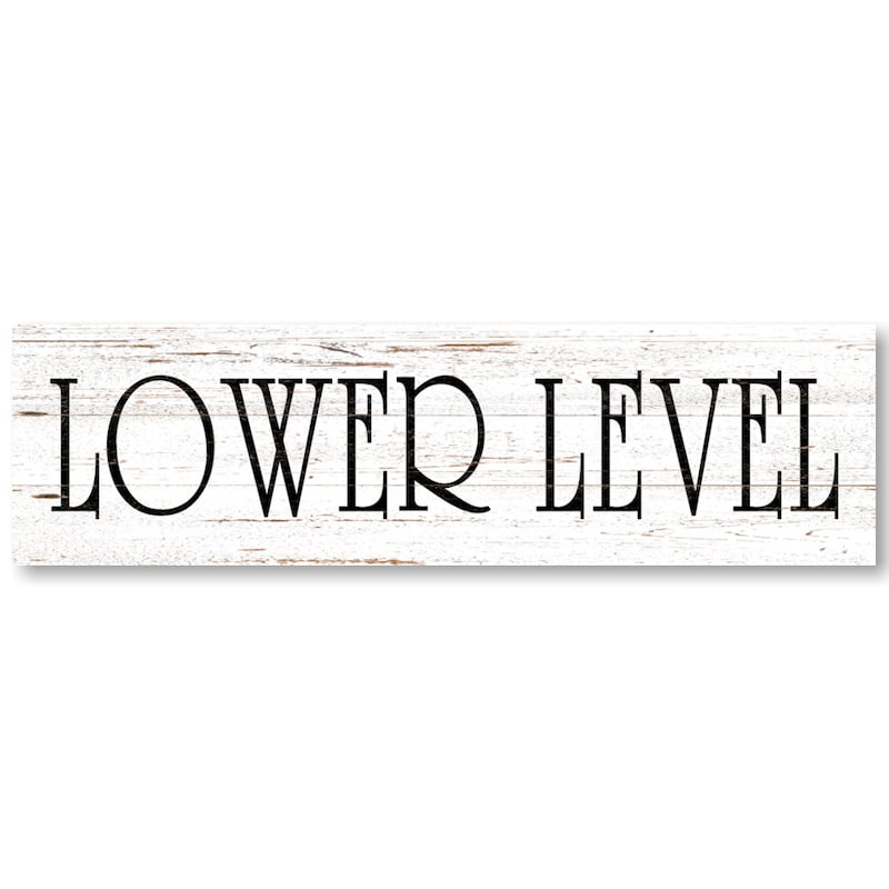 Lower Level Sign - Etsy