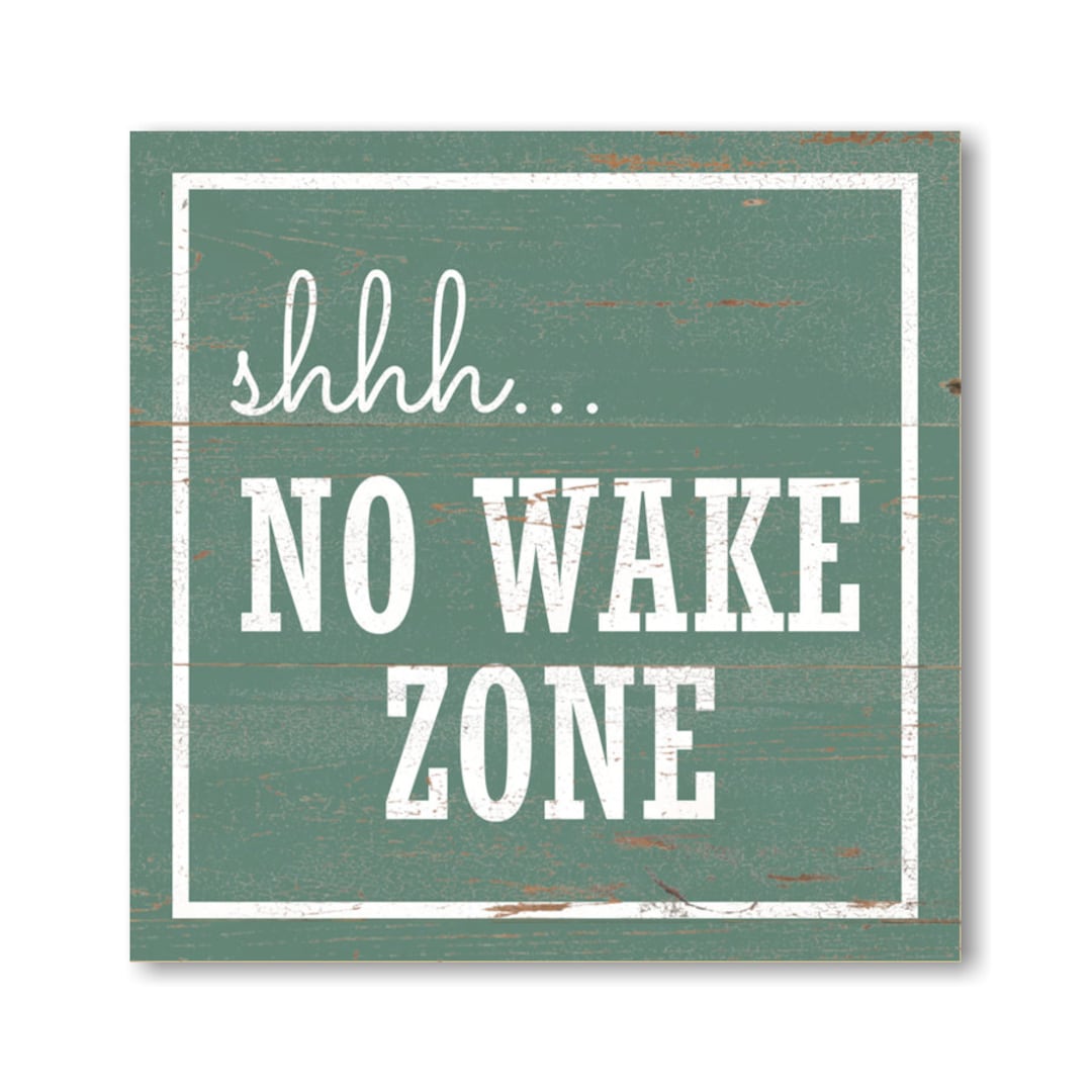 No Wake Zone- Shhh No Wake Zone Sign- Nautical Sign - Etsy