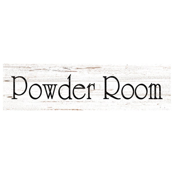 Powder Room Sign - Etsy