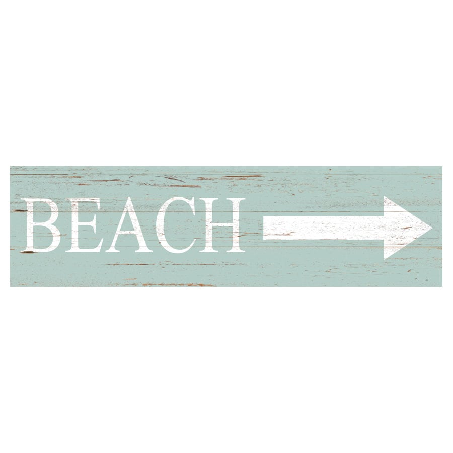 Beach Sign- Beach Sign With Arrow - Etsy