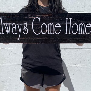 Handmade Always Come Home Sign – Rustic Home Decor - Etsy