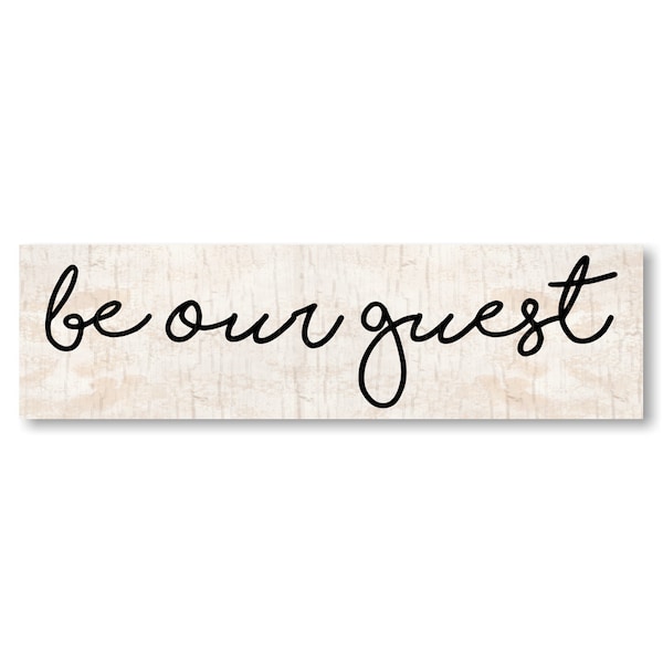 Be Our Guest Sign - Etsy