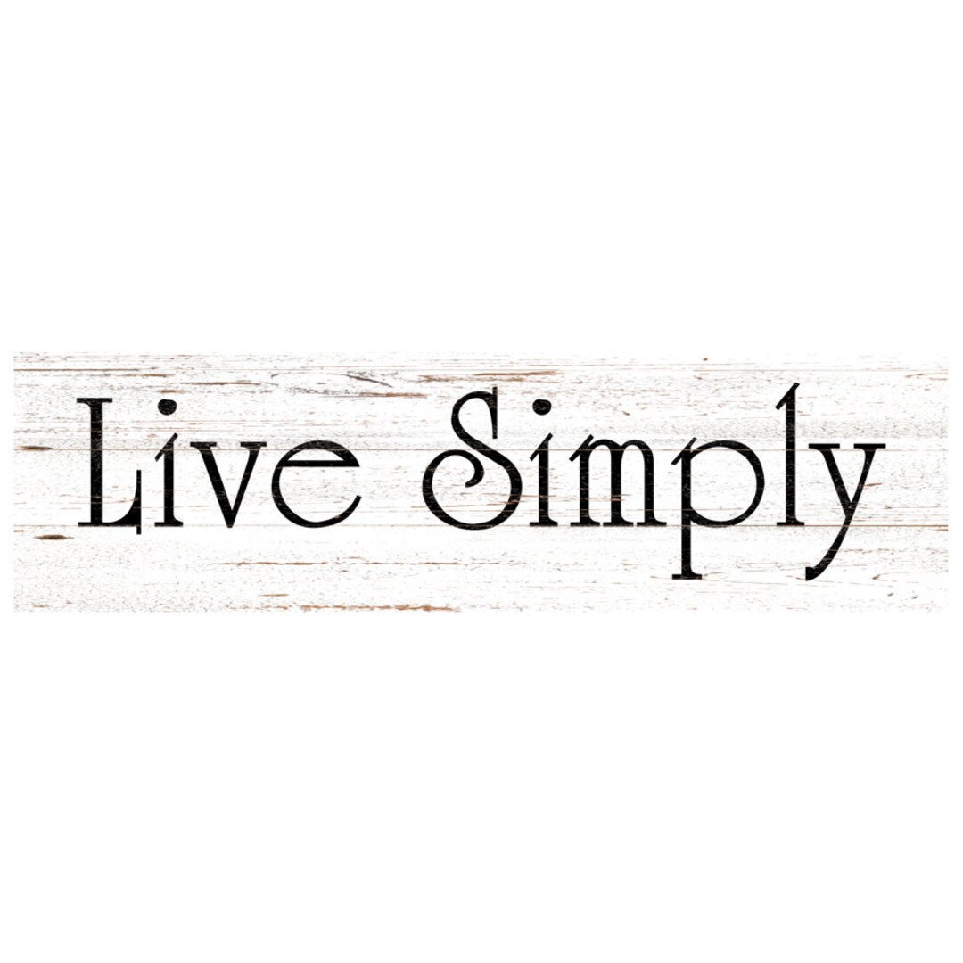 Live Simply Sign - Etsy
