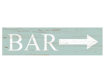 Bar Arrow Sign - Etsy