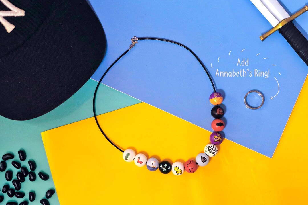 Ultimate Percy Jackson Camp Half-blood Necklace 12-bead Collectors ...