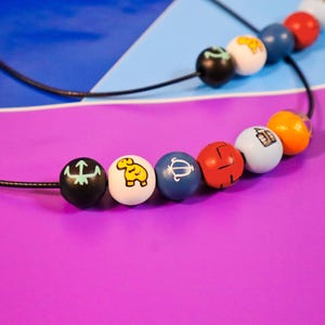 Percy Jackson Camp Half-blood 5 Beaded Necklace— With Titan's Curse ...