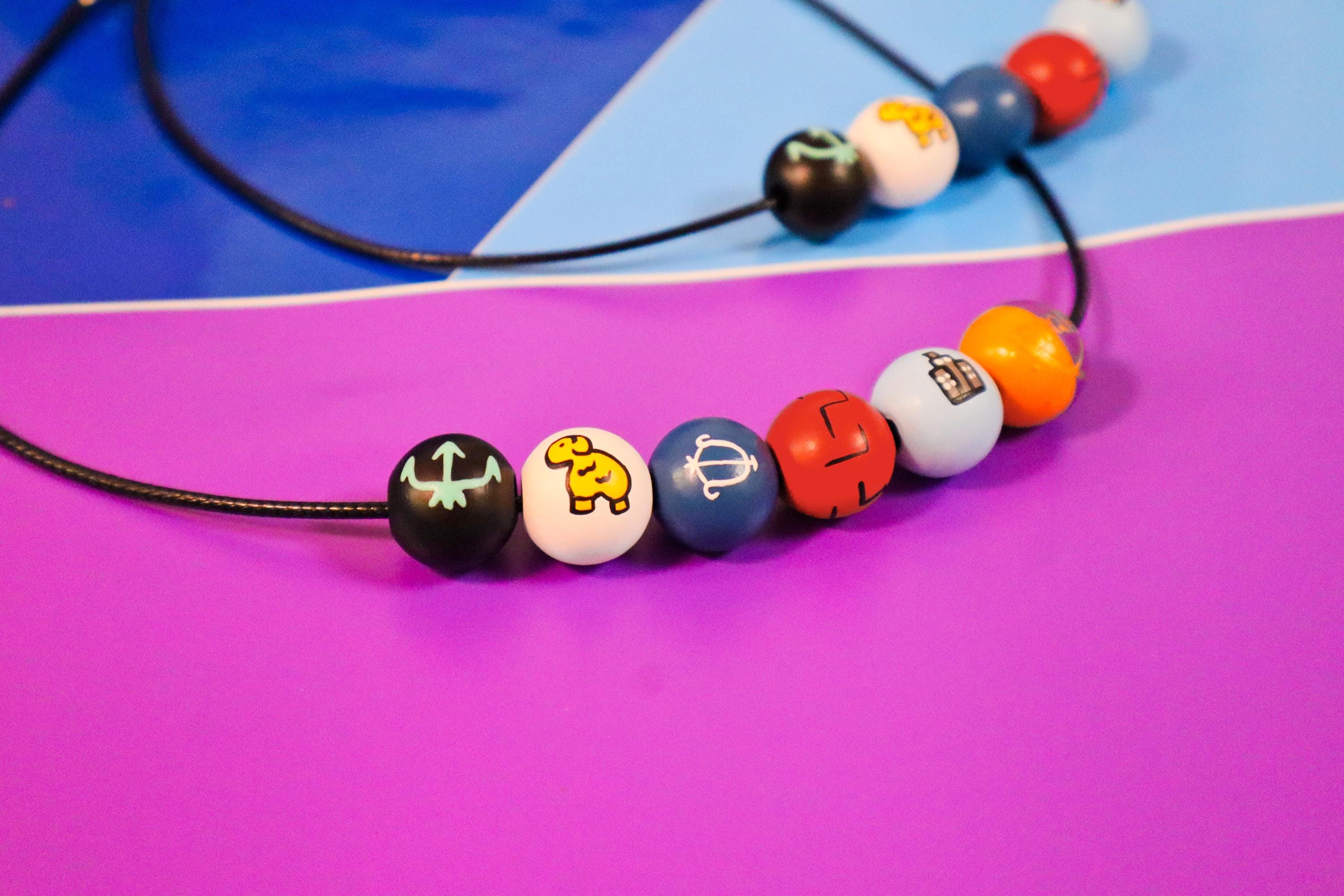 Percy Jackson Camp Half-blood 5 Beaded Necklace— With Titan's Curse ...