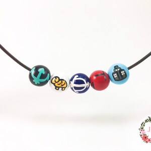 Percy Jackson Camp Half-blood 5 Beaded Necklace now Featuring Glow in ...