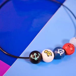 Percy Jackson Camp Half-blood 5 Beaded Necklace— With Titan's Curse ...