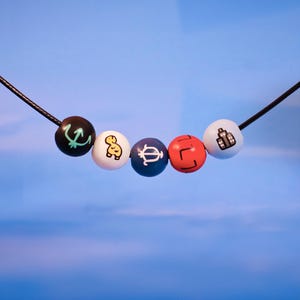 Percy Jackson Camp Half-blood 5 Beaded Necklace— With Titan's Curse ...