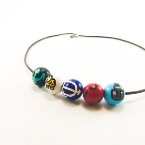 Percy Jackson Camp Half-blood 5 Beaded Necklace now Featuring Glow in ...
