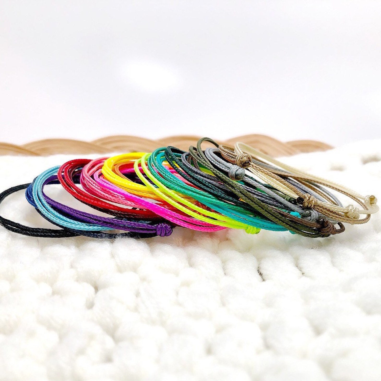 Waterproof Adjustable Bracelet / Surfer Beach Bracelets / - Etsy
