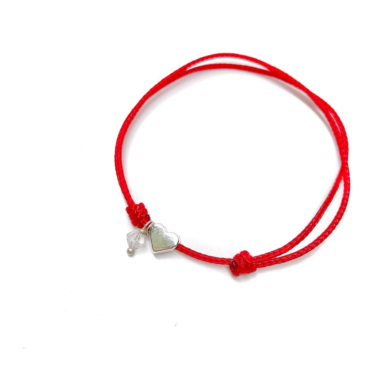 Child Heart String Bracelet / Minimalist Bracelet / Kids - Etsy