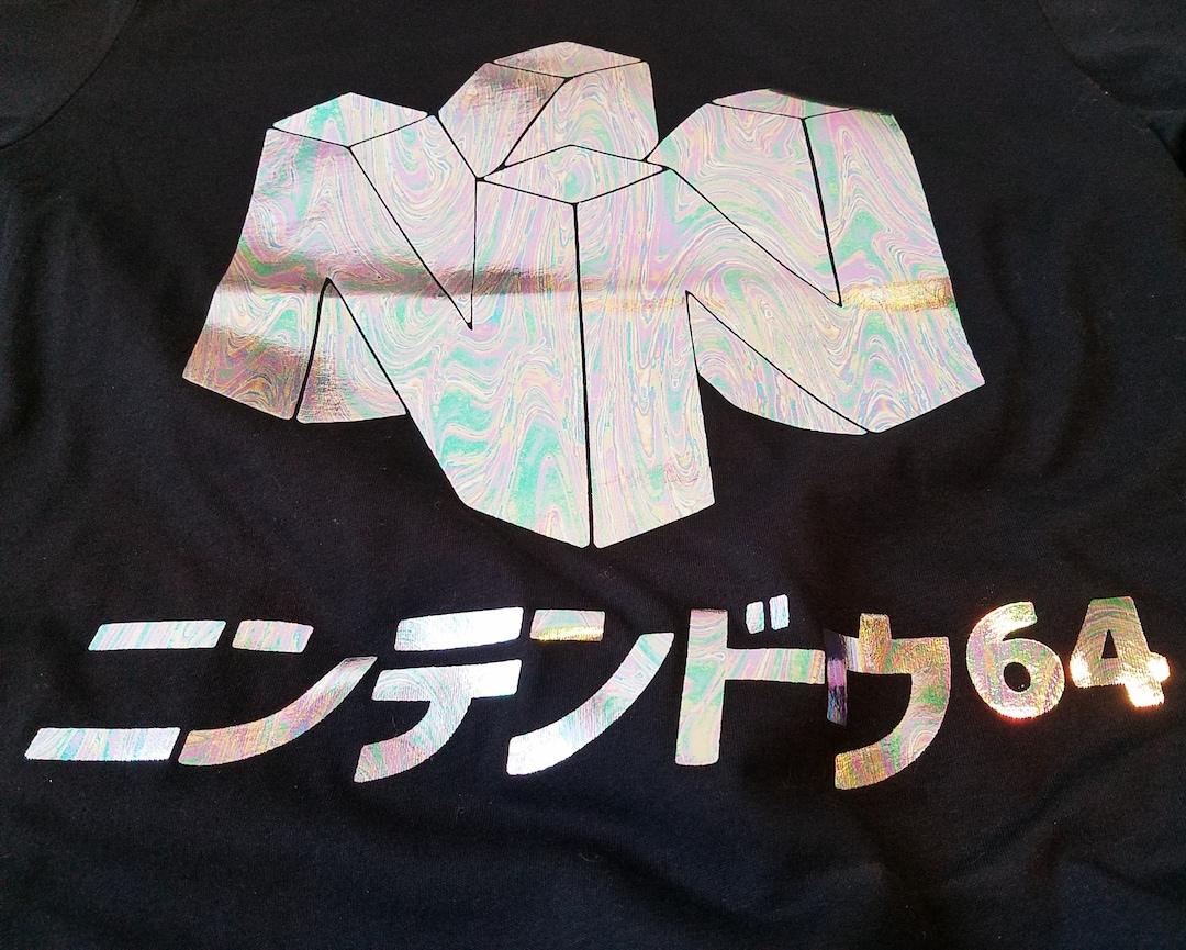 Nintendo 64 Holographic T-shirt - Etsy