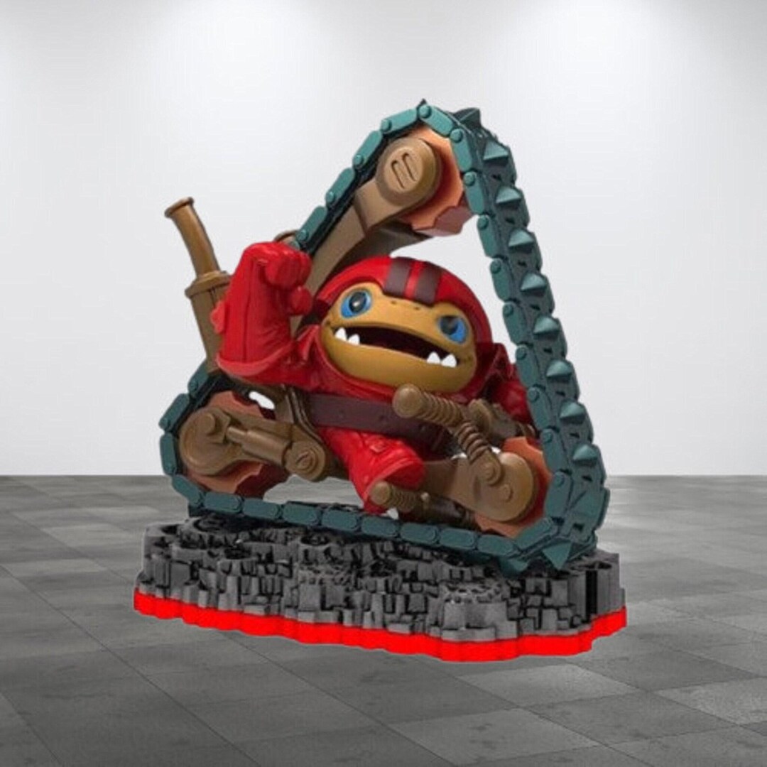 Tread Head Skylanders Trap Team Tech Element Game Play Figure - Etsy