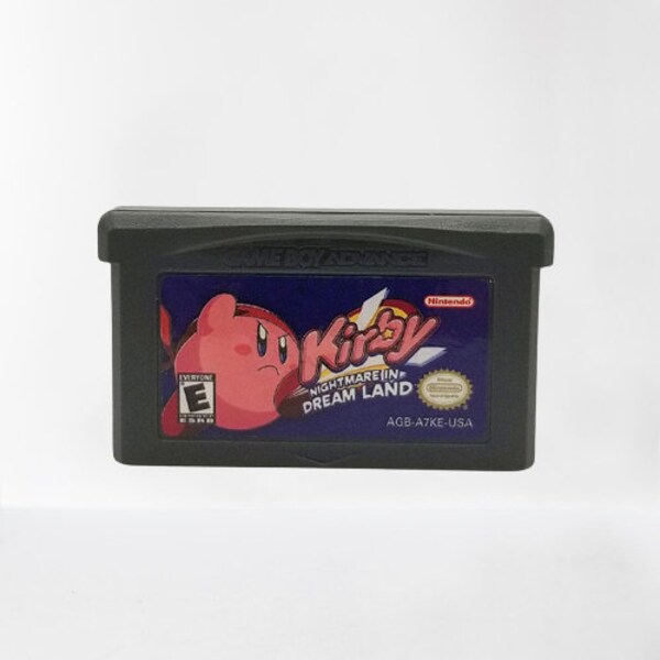 Game Boy Advance Kirby Nightmare in Dream Land - Etsy