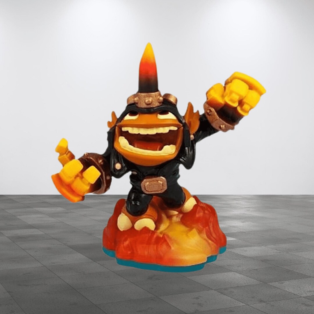 Fryno Skylanders Swap Force Fire Element Game Play Figure - Etsy