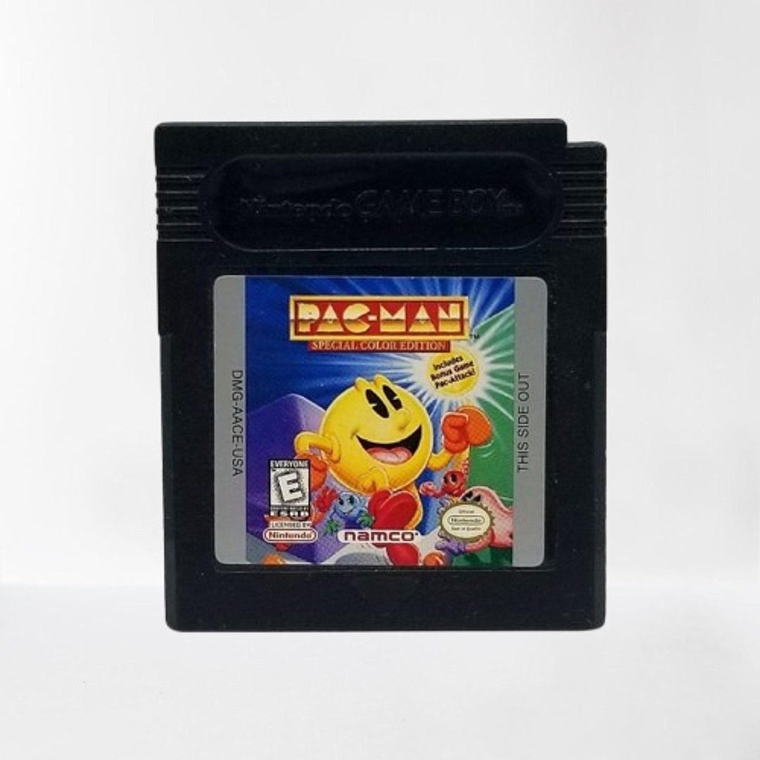Pac-man: Special Color Edition Nintendo Game Boy Color Cartridge ...