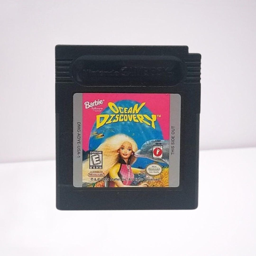 Barbie: Ocean Discovery Nintendo Game Boy Color Cartridge (authentic ...