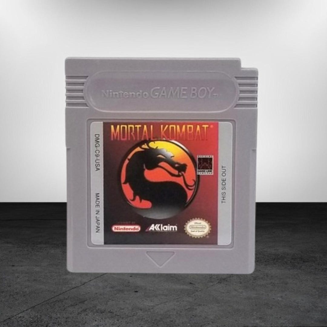 Mortal Kombat Nintendo Game Boy Cartridge (authentic Game) - Etsy