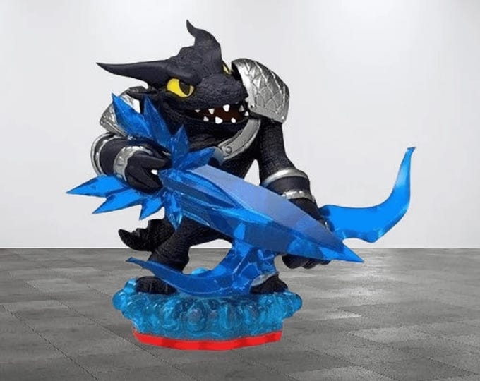 Dark Snap Shot Skylanders Trap Team Water Element Game Play Figure - Etsy