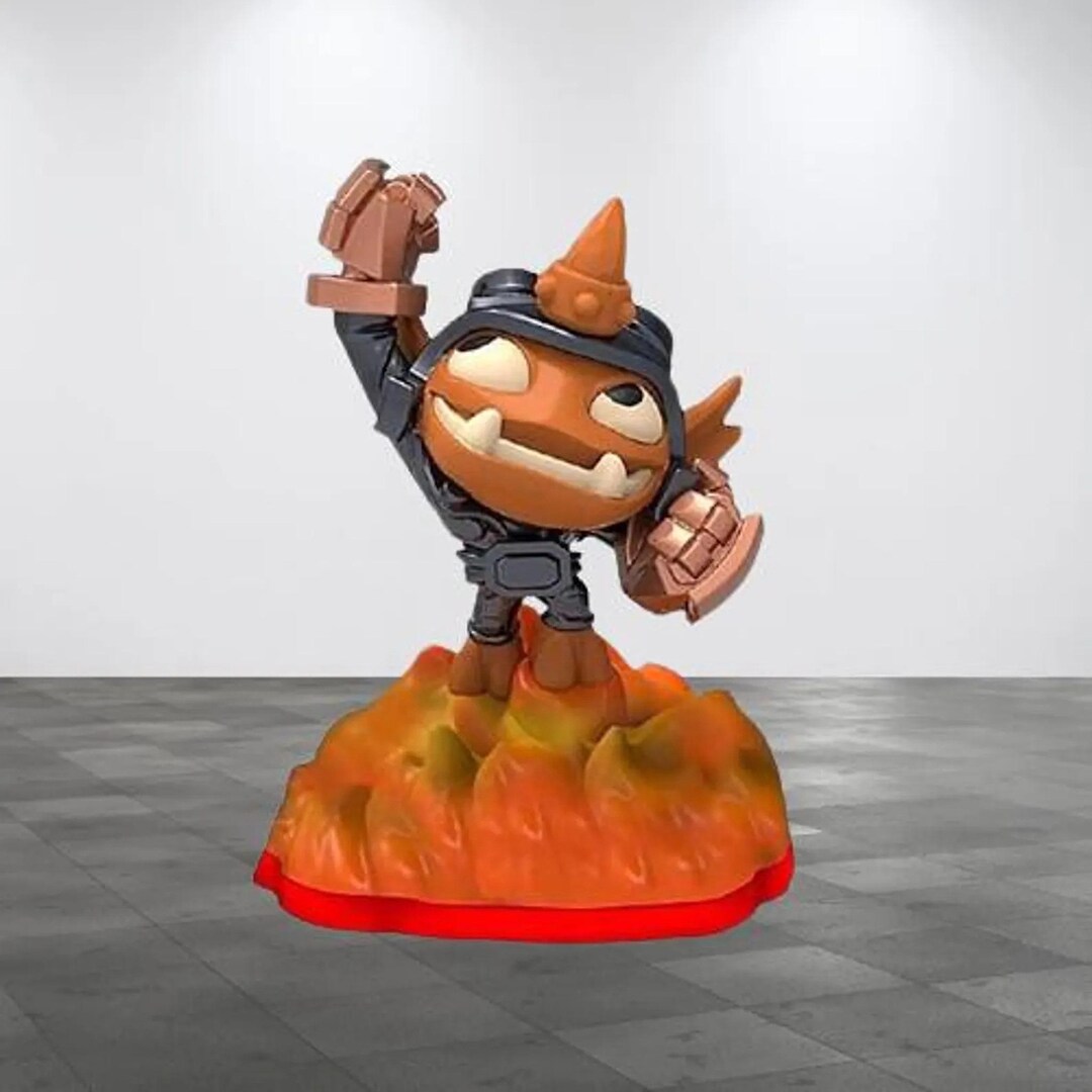 Small Fry Mini Skylanders Trap Team Fire Element Game Play Figure - Etsy